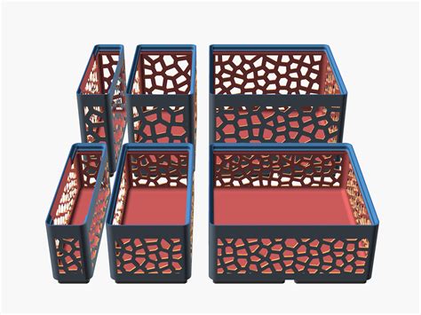 Gridfinity Bin With Voronoi Patterns R Gridfinity