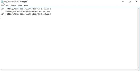 Display All Files In A Directory With Sub Folder