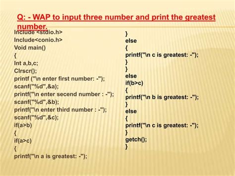 conditional statement in c language pptx programming languages computing