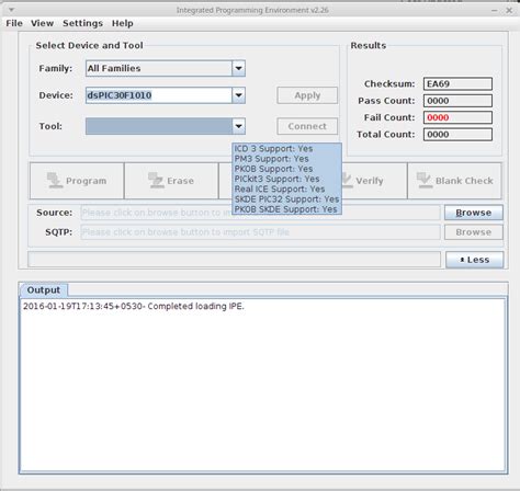 pic which mplab x version supports pickit 2 electrical engineering