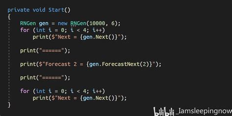 Unity 游戏随机数系统的个人设计 哔哩哔哩