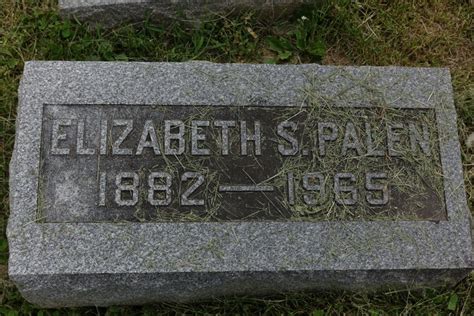 Elizabeth Jane “bessie” Spillman Palen 1882 1965 Mémorial Find A Grave
