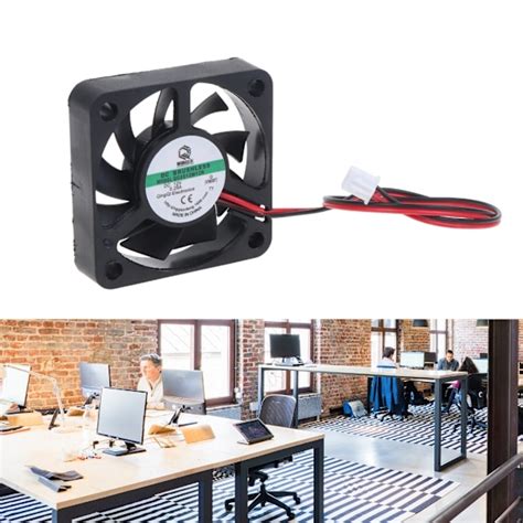 DC Kylfläkt V Maskinutrustning DC Motor Kylfläkt Dator CPU Kylare Power För D skrivare