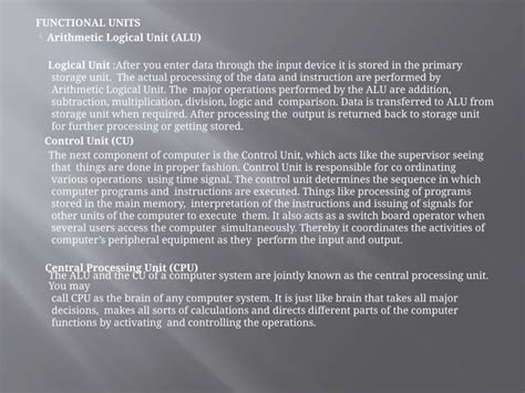 Functional Units Of Digital System And Their Interconnectionpptx