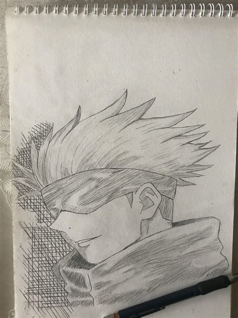 I Tried To Draw Gojo I Hope You Like It Scrolller