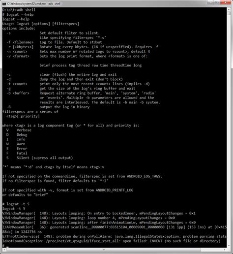 Android Comandos Adb