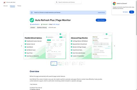 Auto Refresh Plus Automatically Refresh Web Pages Sugggest