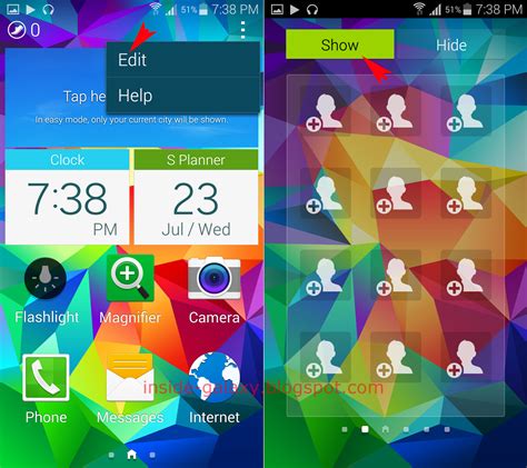 Inside Galaxy Samsung Galaxy S5 How To Enable And Customize Easy Mode In Android 4 4 2 Kitkat