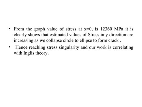 Revisiting Inglis Theory In Finite Element Analysis And Ansys Ppt