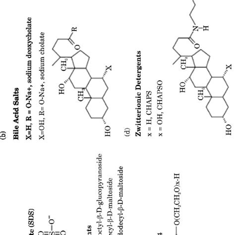 Classes Of Detergents Used In Membrane Protein Purification And Download Scientific Diagram