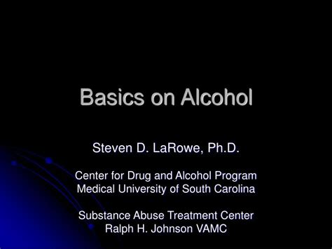Ppt Basics On Alcohol Powerpoint Presentation Free Download Id3989017
