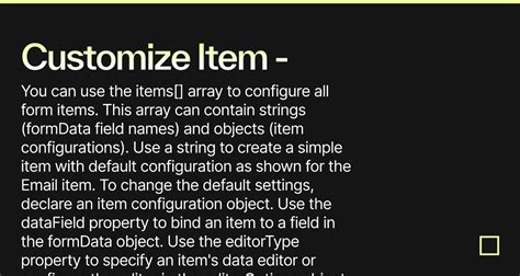 Customize Item Devextreme Form Codesandbox