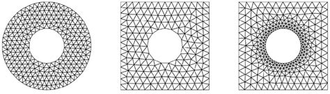the body fitted triangular mesh generated by the 2d remesh algorithm