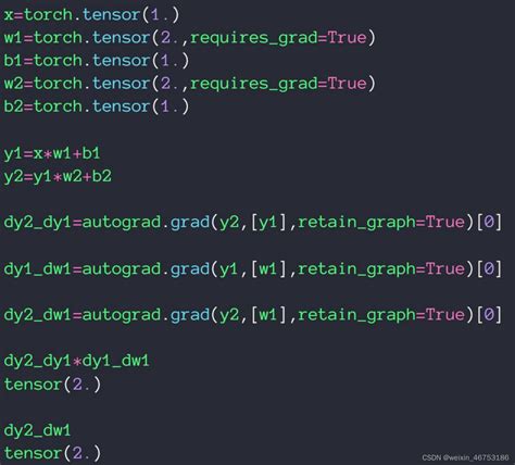 Pytorch学习笔记(十七)——链式法则pytorch 链式规则 Csdn博客 Pytorch学习笔记(十七)——链式法则pytorch 链式规则 Csdn博客