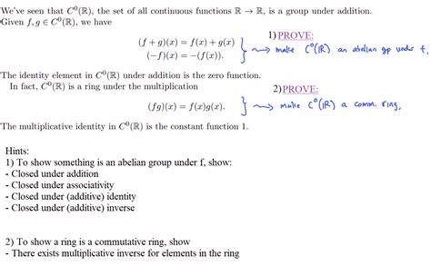 Solved Weve Seen That C0r The Set Of All Continuous