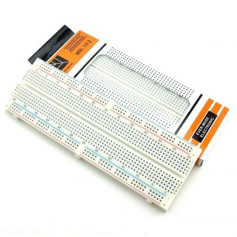 Breadboard 830 Points Dual Power Rail Noor Aziz Electronics