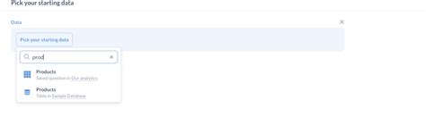 filtering for existing questions does not work bug reports metabase