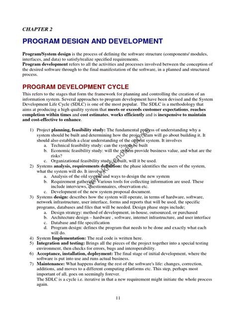 2 Sitd109 Program Design And Development Pdf Software Development Process Modular