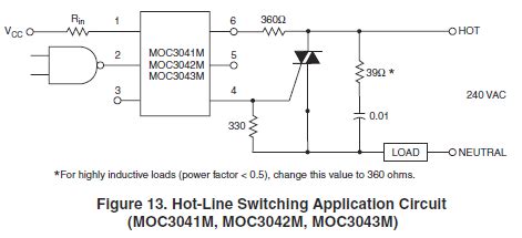 Analogique Commande Triac