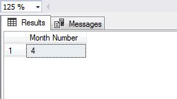 SQL DATEPART Function MS SQL Server