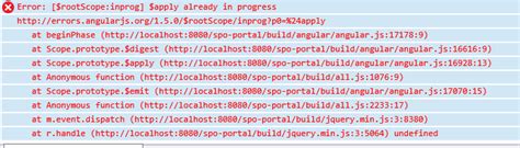 Angularjs Angular Apply Already In Progress In Ie11 But Not In Ff