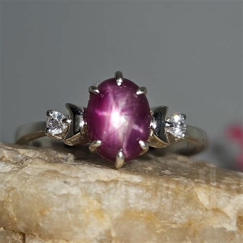 Star Ruby Ring Etsy