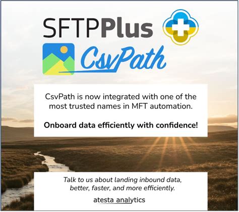 csvpath framework users can now automate data pre boarding seamlessly