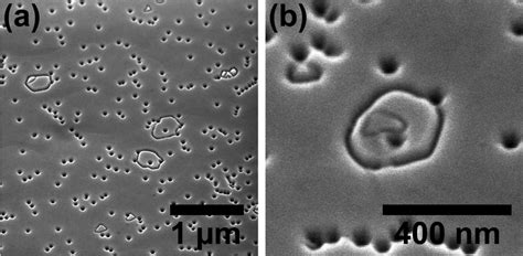 A Typical Se Micrograph Of A Ten Period Ingan Gan Mqw With Trenches And