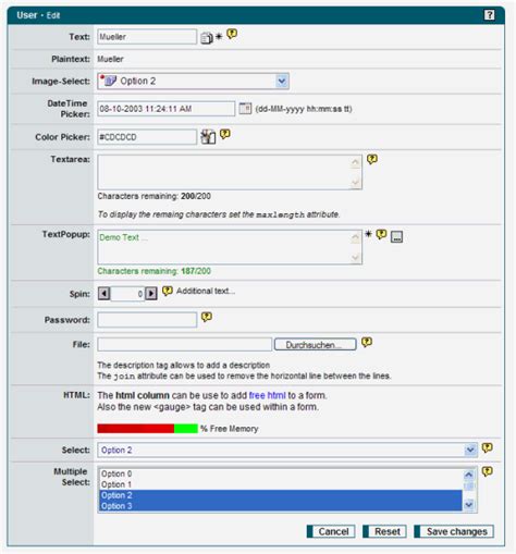 The Common Controls Tag Library