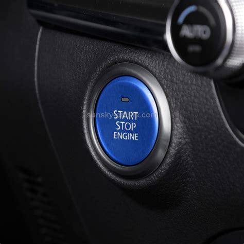 자동차 엔진 시작 키 푸시 버튼 Mazda Axela Cx 30 2020 파란색을위한 내부 링 트림 스티커 장식