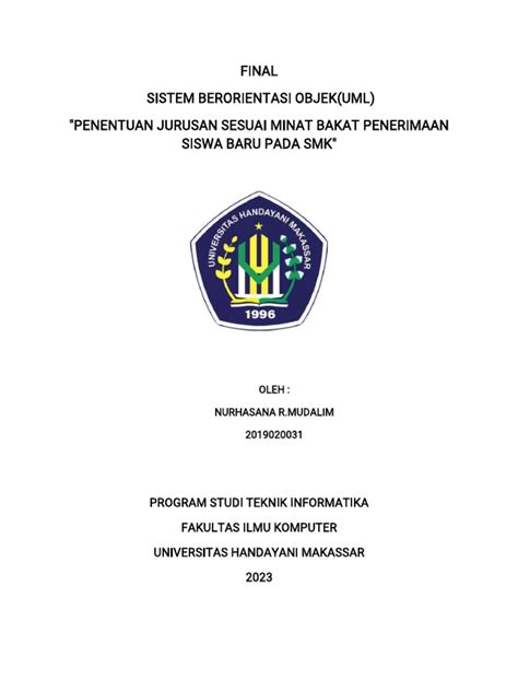 Doc1 Final Uml 1 Pdf