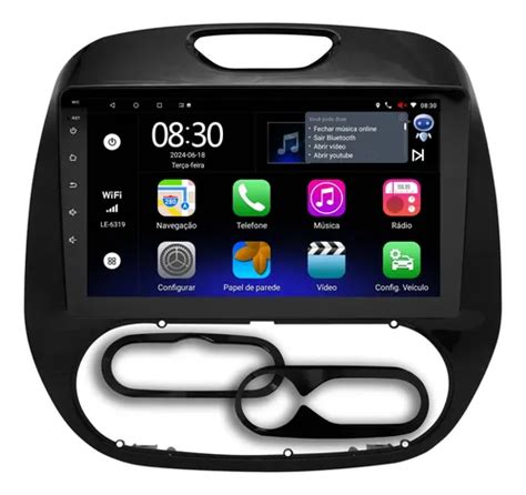 Central Multimidia Renault Captur Android 2gb 32g Carplay 9p Parcelamento Sem Juros