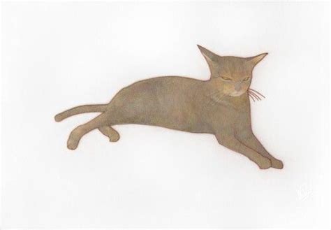 Edwin Ushiro Cat Illustration