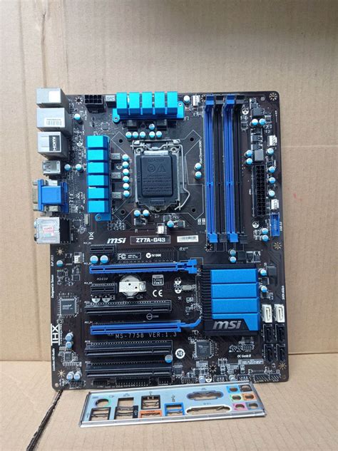 Mobo Msi Z77a G43 Socket Lga 1155 Ddr3 Onboard Vga Hdmi For Ivybridge