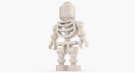 Lego Skeleton Minifigure D Model Max Ds Fbx Obj Free D