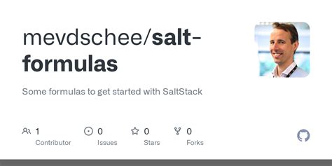 Github Mevdscheesalt Formulas Some Formulas To Get Started With Saltstack