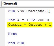 VBA DoEvents How To Use DoEvents Function In Excel VBA