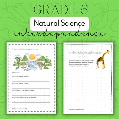 Grade 5 Ns Interdependence Worksheets Library
