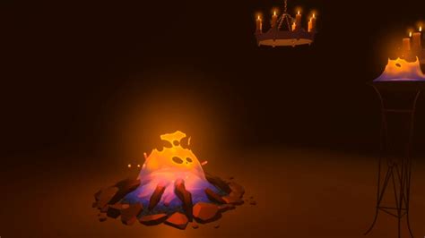 Stylized Mobile Friendly Flame Shader For Urp Available In Asset Store