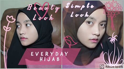 EVERYDAY HIJAB-DAILY SIMPLE HIJAB TUTORIAL - YouTube