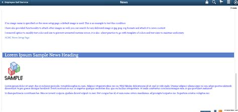peoplesoft fluid ui peoplesoft news tile with html area using css part 2