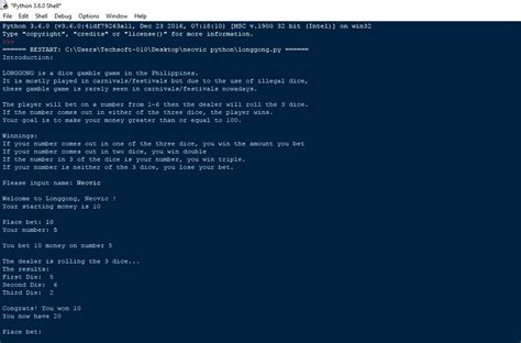 Python Text Based Game Longgong Sourcecodester
