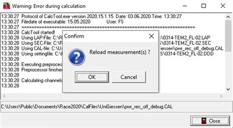 Postprocessor Functions — 2d Datarecording Documentation 10 Documentation