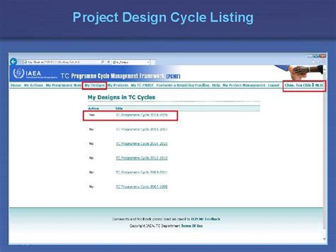 Technical Cooperation Programme Cycle Management Framework Pcmf Member