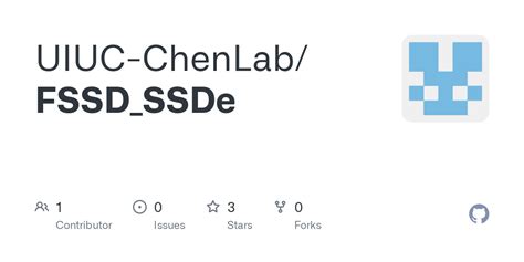 github uiuc chenlab fssd ssde