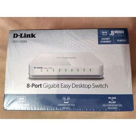 D Link 8 Port Gigabit Desktop Network Switch At ₹ 6500 Piece D Link Fast Ethernet Switch In