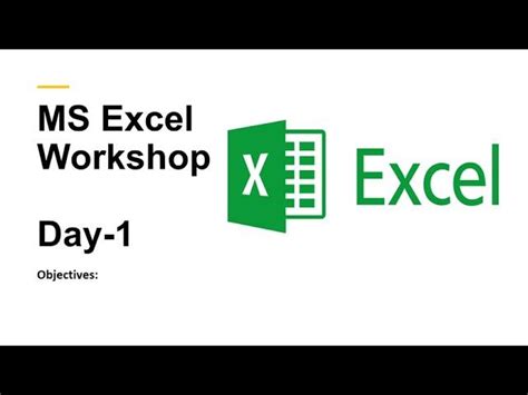 Gaurav Anand Sehrawat On Linkedin Ms Excel Workshop Day 1