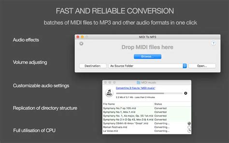 MIDI To MP3 Converter For MAC With Built In Volume Normalizer Amvidia