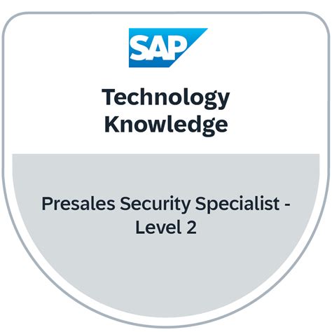 Technology Knowledge Presales Security Specialist Level 2 Credly