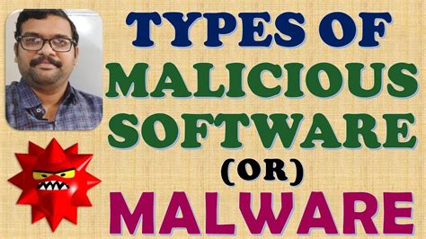 Types Of Malicious Software Types Of Malware Malicious Code